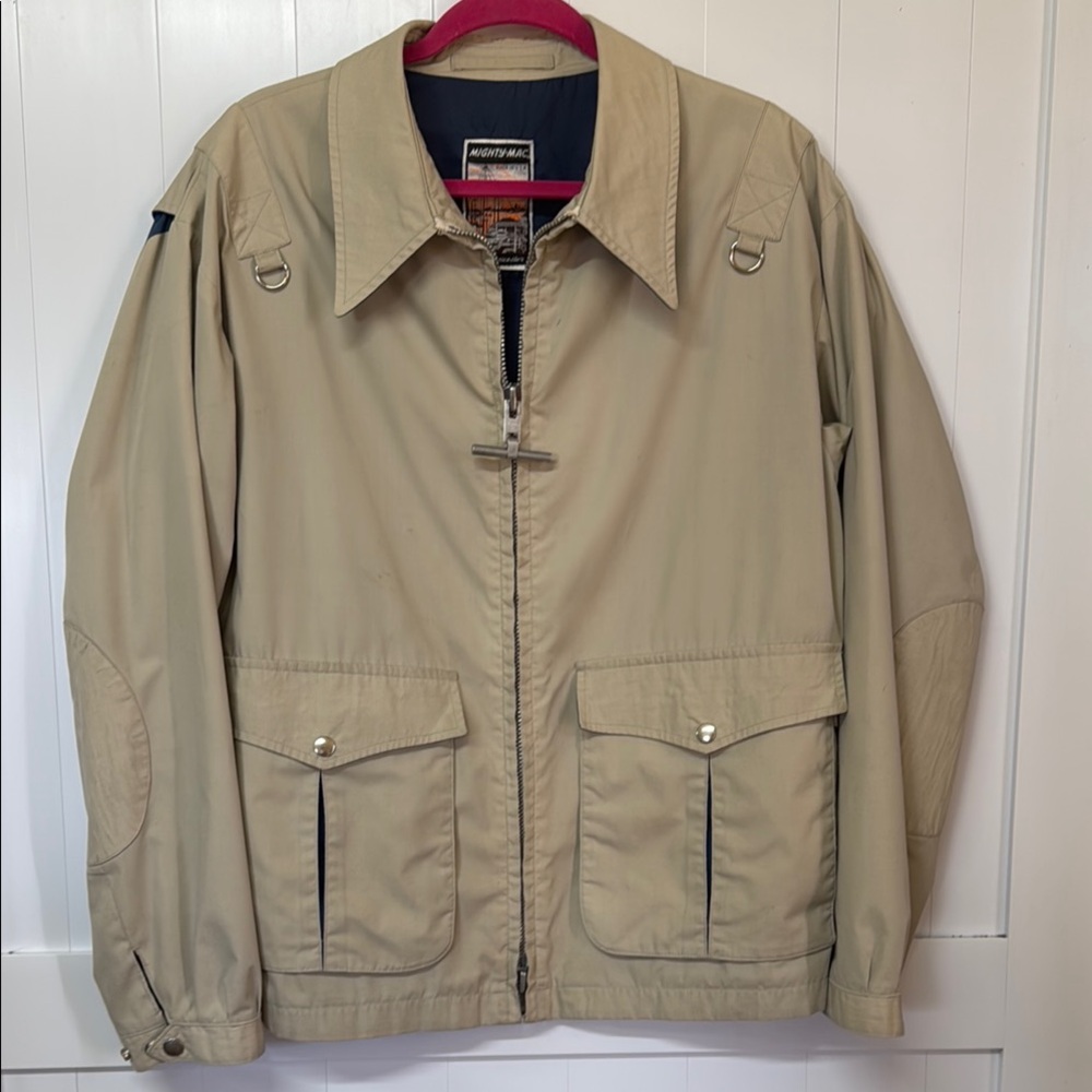 Nautica Tan Military Field Jacket - Gem